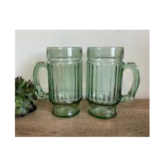 Anchor Hocking | Dining | Vintage 93s Anchor Hocking Green Line Lites ...